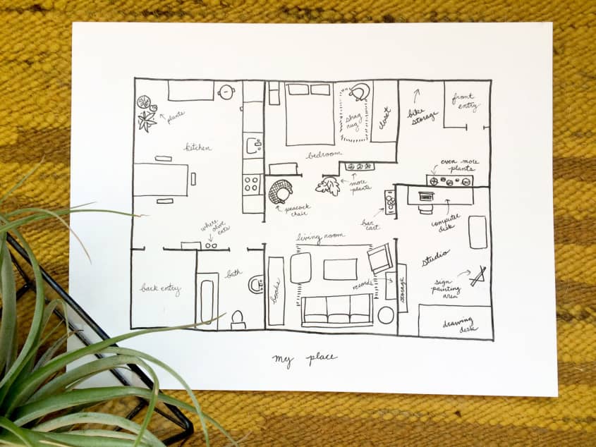 House Tour: A Graphic Designer's Colorful Providence Home | Apartment ...