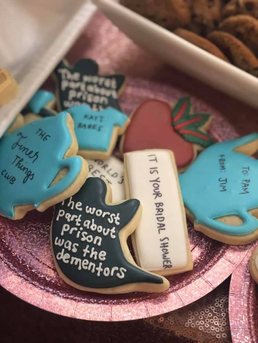 Friends Surprise Bride With “The Office”-Themed Bridal Shower ...