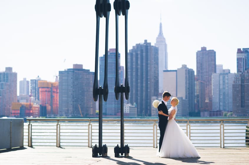 Real Weddings: Intimate Rooftop Wedding in NYC | Apartment Therapy
