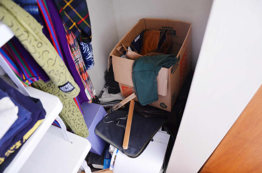 A Real Life Messy Closet Gets a Makeover | Apartment Therapy