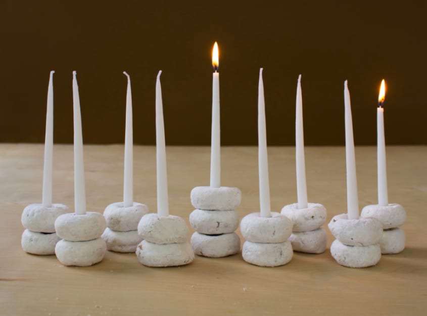 DIY Menorah Ideas - Hanukkah Crafts, Easy Menorah | Apartment Therapy