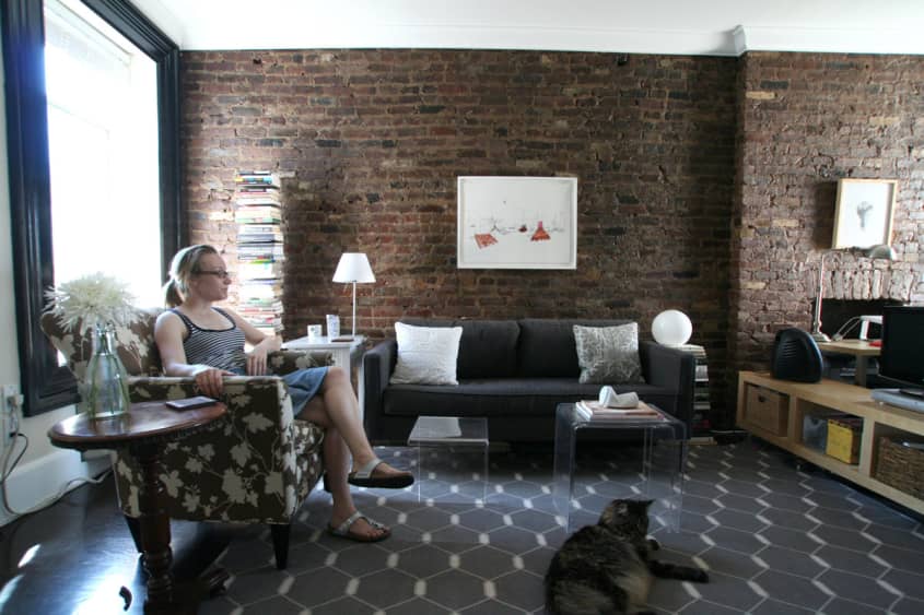 Kate & Cameron Surrounded by Art | Apartment Therapy