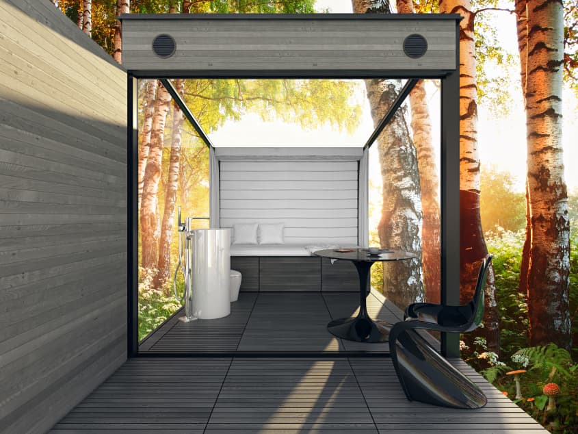 Invisible Tiny House Eco Friendly Minimalist Photos | Apartment Therapy