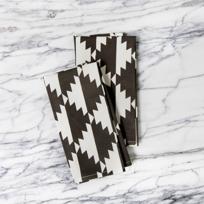 For a Little Flash: Geometric & Patterned Napkins from A Sunny ...