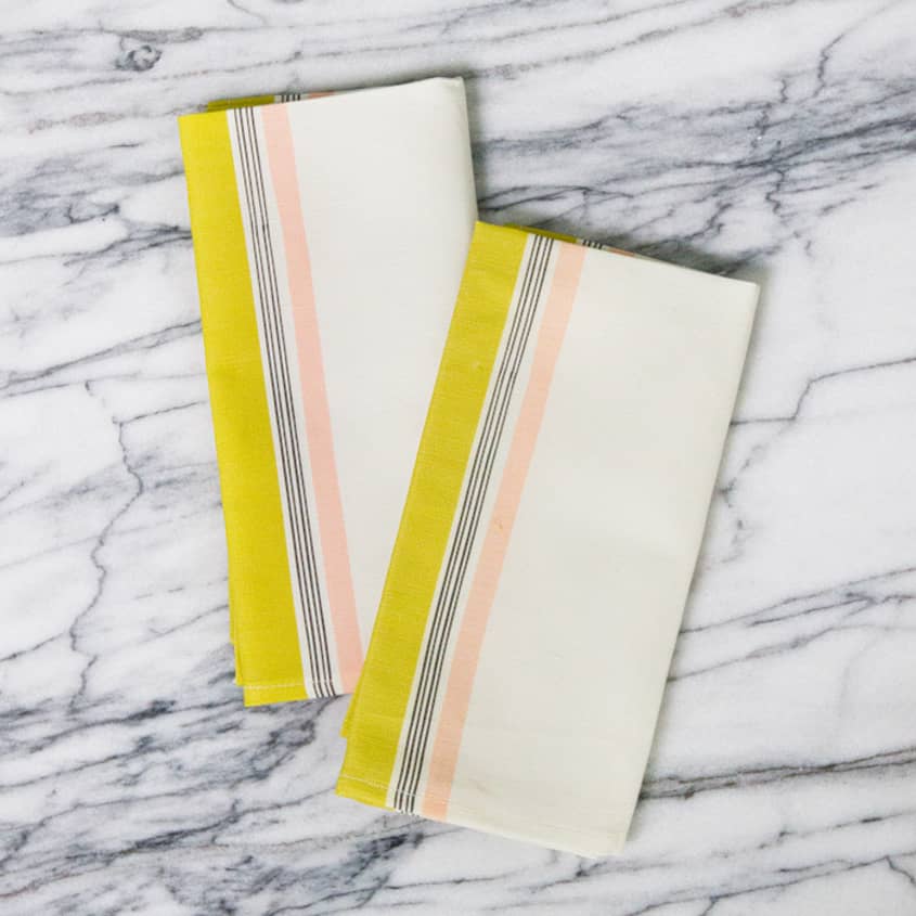 For a Little Flash: Geometric & Patterned Napkins from A Sunny ...