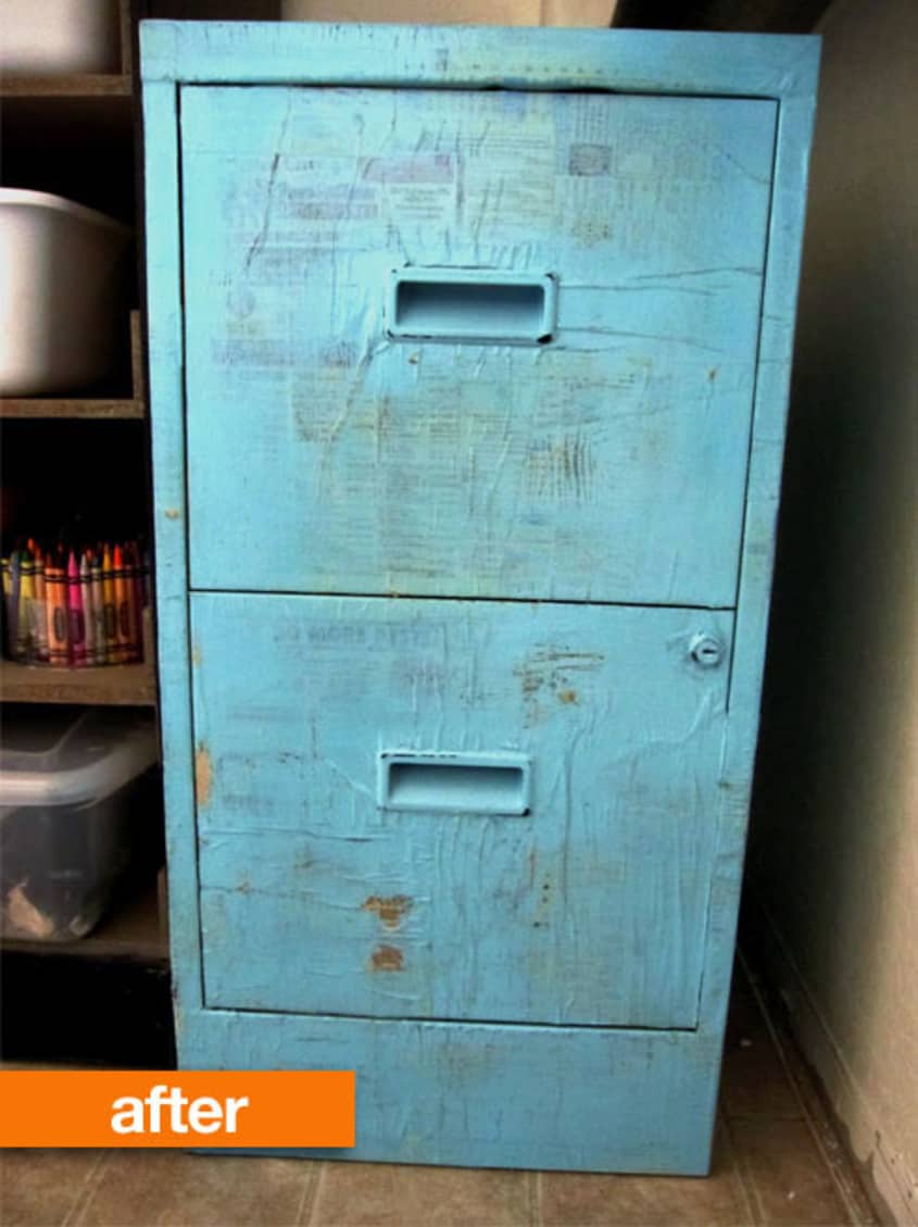 8 Great Stenciled, Papered, and Painted File Cabinet Makeovers ...