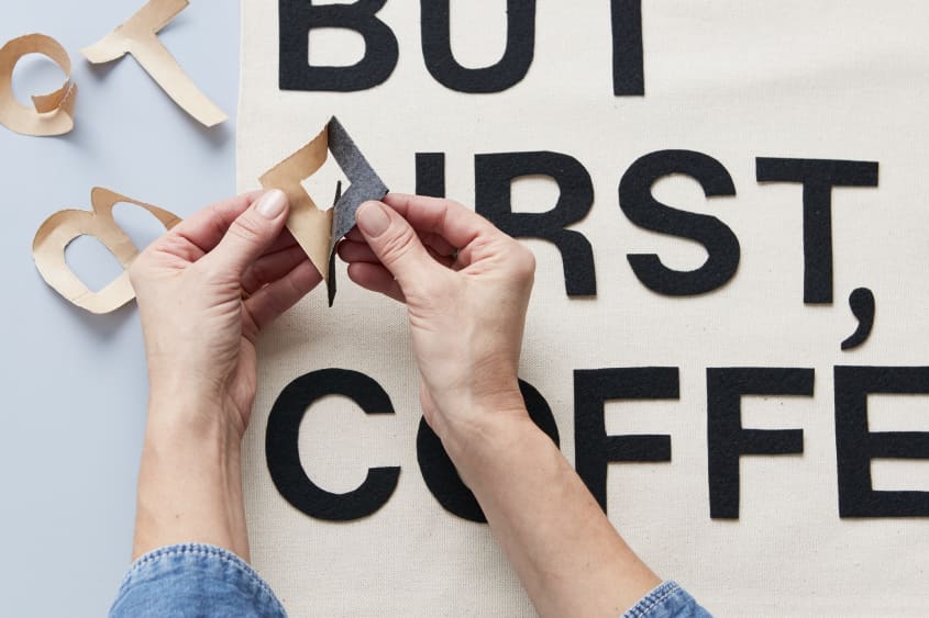 How to Make a Buzz-Worthy Hanging Wall Banner | Apartment Therapy