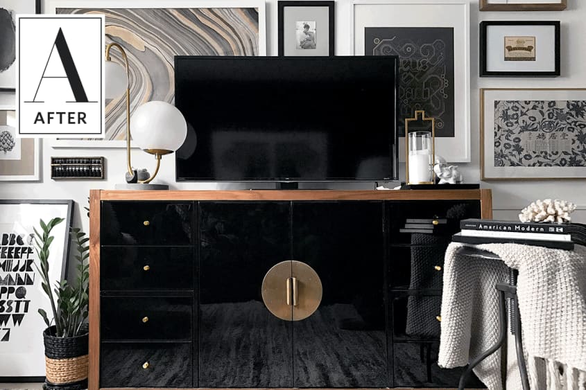 14 Bookshelf Makeovers for Thrifted Shelves, Built-Ins, & More ...