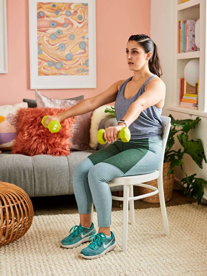 9 Fast Chair Exercises to Workout Your Legs, Arms, Core, and Cardio ...