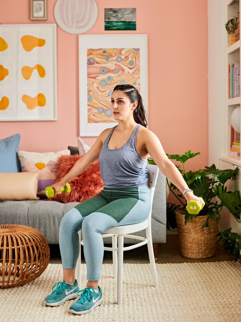 9 Fast Chair Exercises to Workout Your Legs, Arms, Core, and Cardio ...