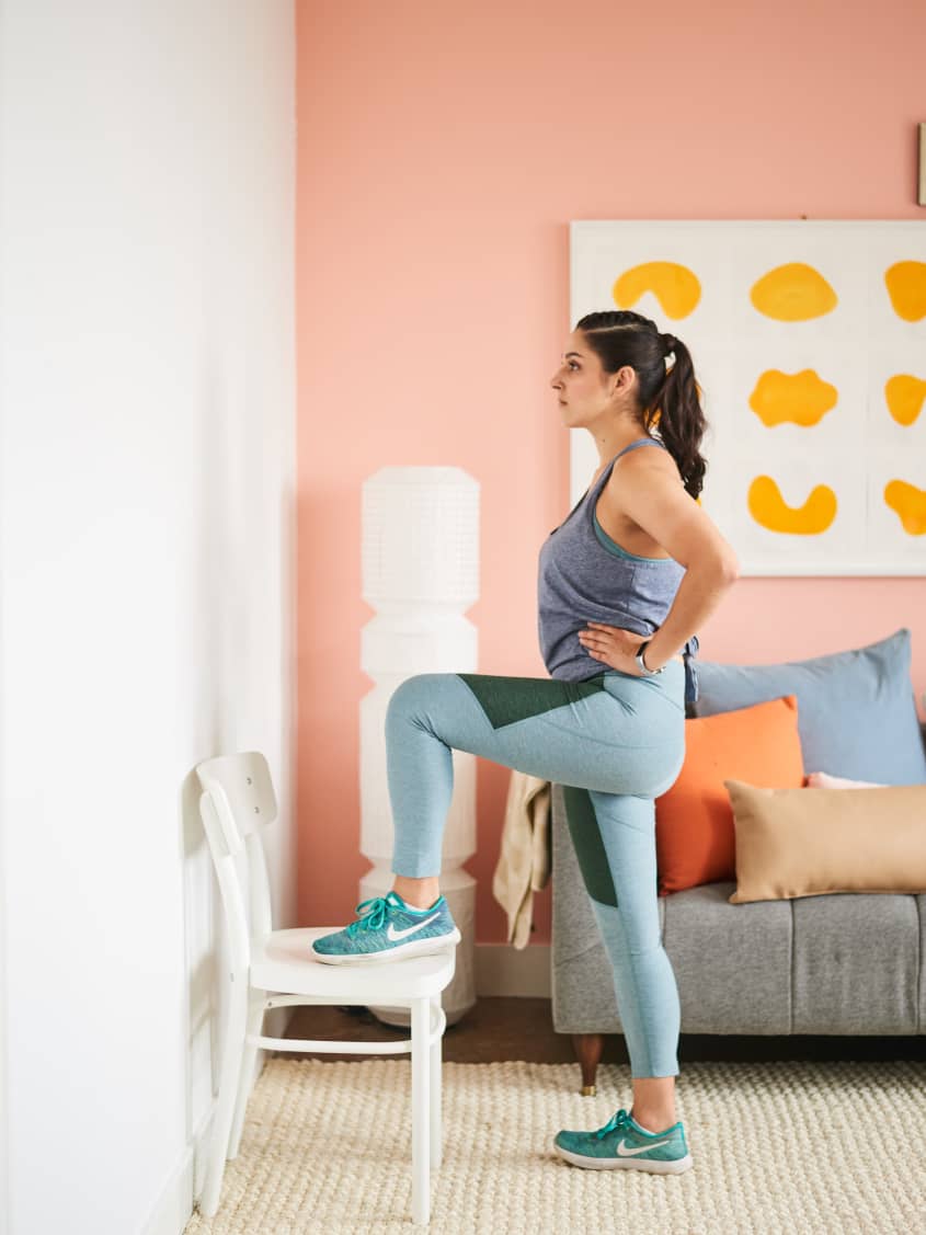 9 Fast Chair Exercises to Workout Your Legs, Arms, Core, and Cardio ...