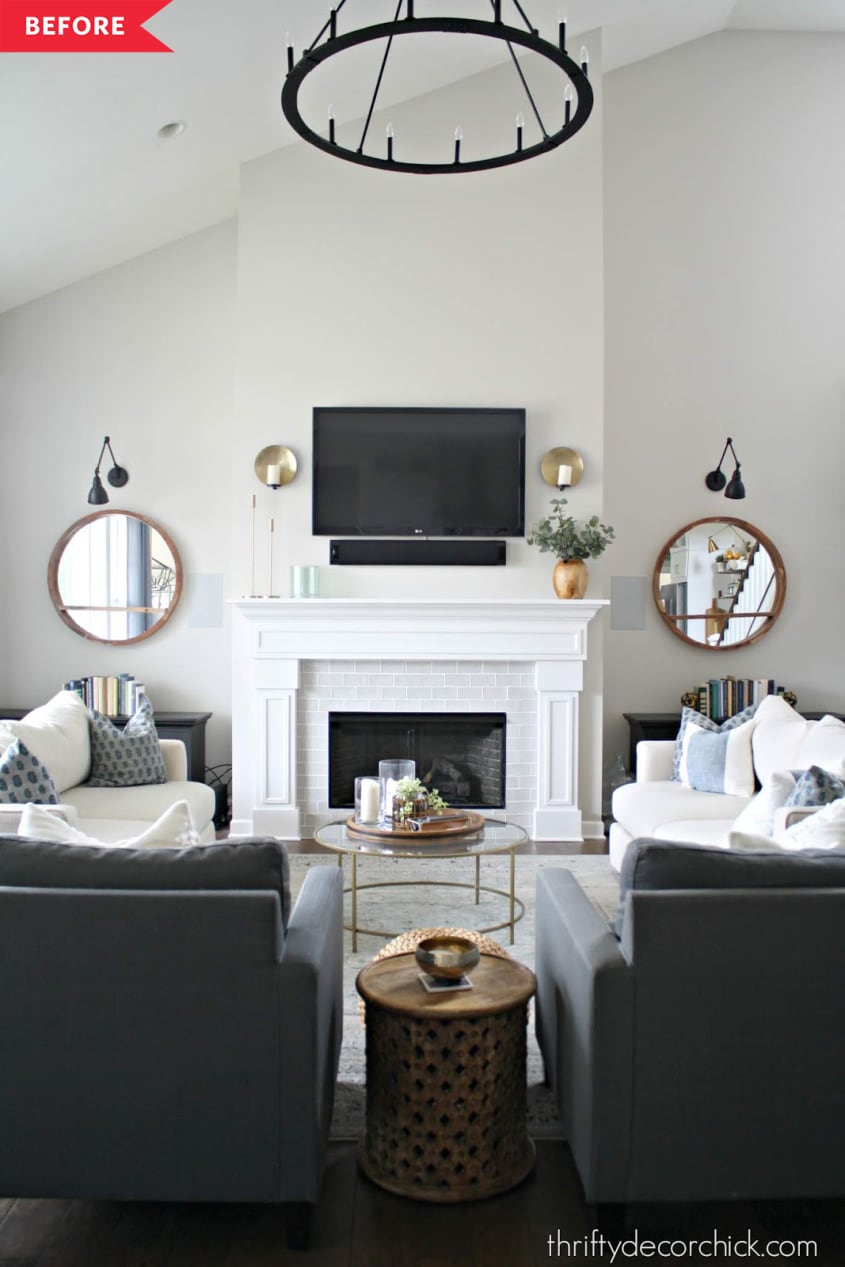 8 Best Fireplace Makeovers - Beautiful Before & After Fireplace ...