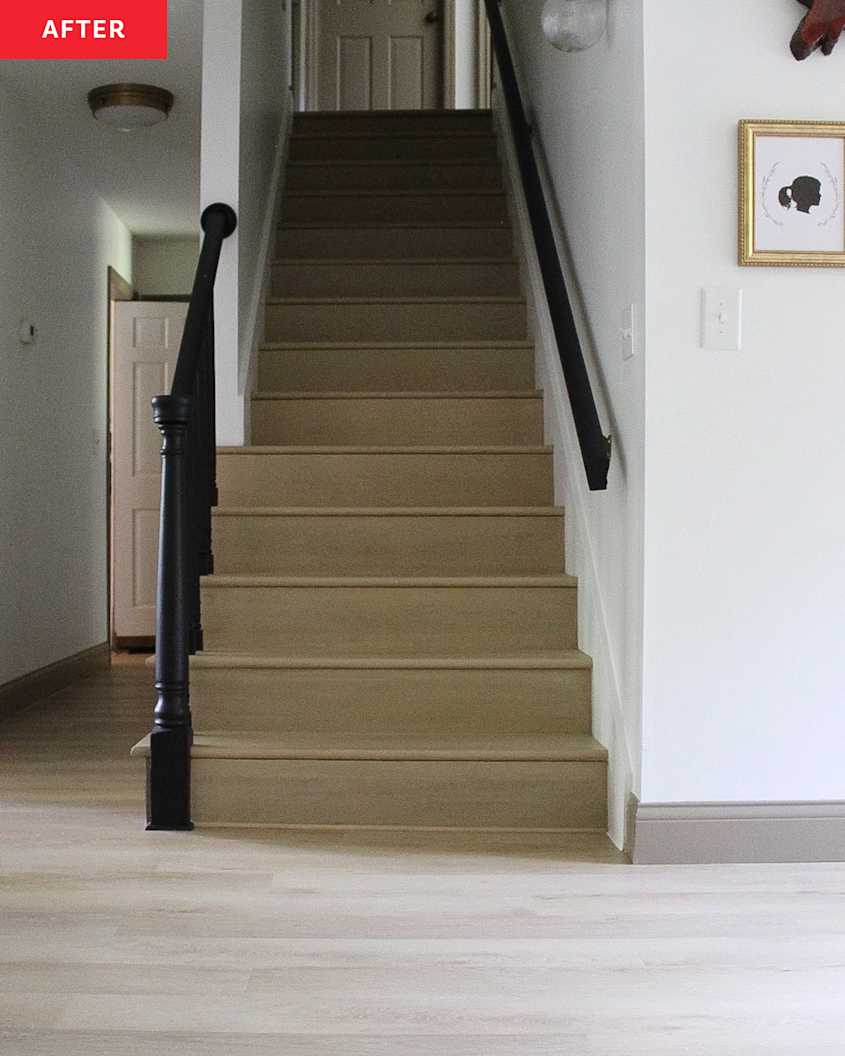 A 1970s Wood Staircase Makeover for Just $60 | Apartment Therapy