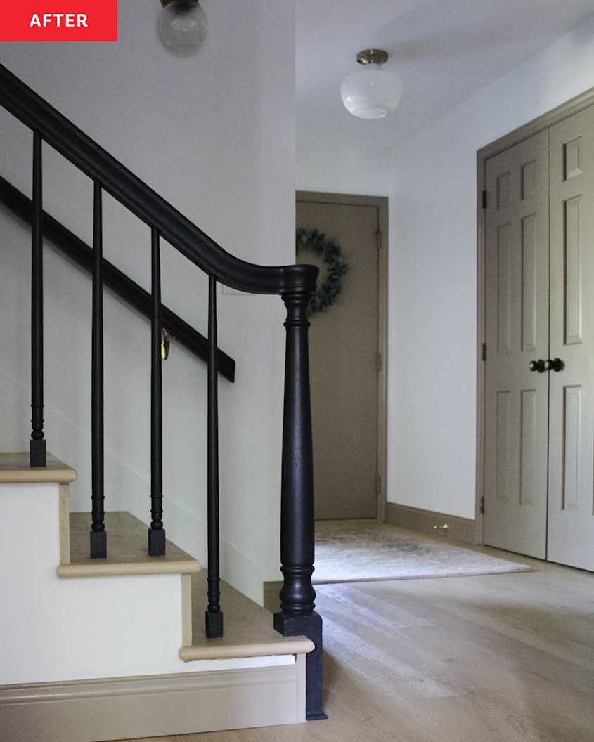 A 1970s Wood Staircase Makeover for Just $60 | Apartment Therapy