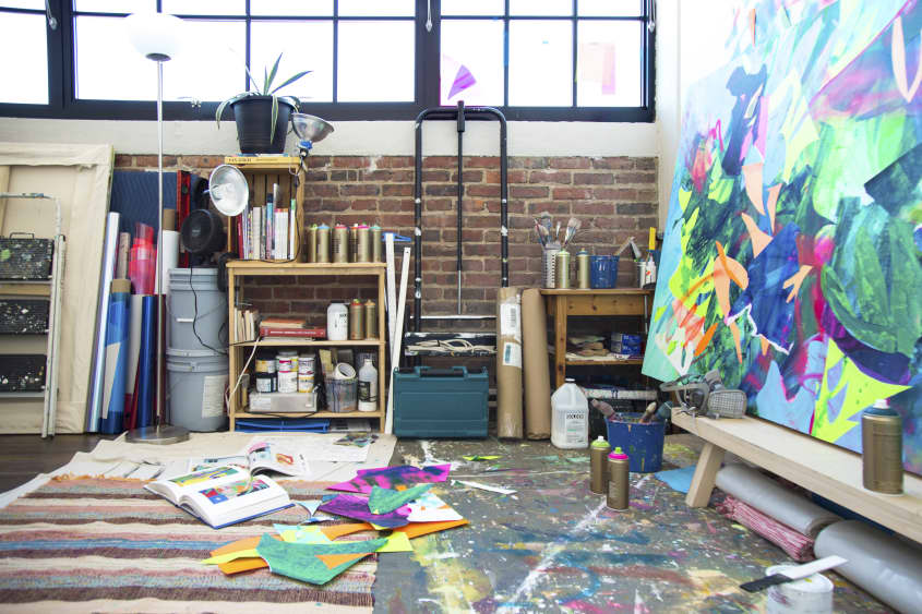 House Tour: An Artist Live/Work Loft in South Baltimore | Apartment Therapy