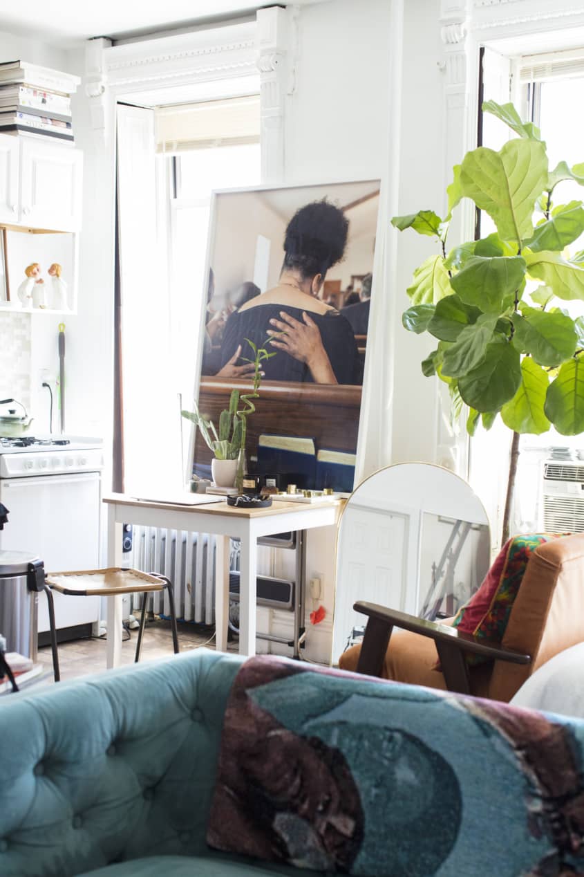 Small Studio Apartment Filled With Bold Art Ideas | Apartment Therapy