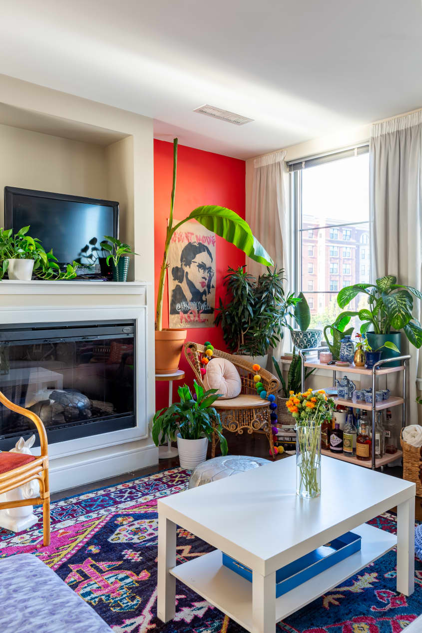 Libby Living Colorfully Maximalist Colorful Apartment Tour | Apartment ...