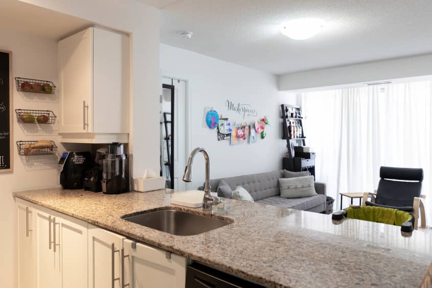 Organizing and Storage Ideas in a Toronto Condo Tour | Apartment Therapy