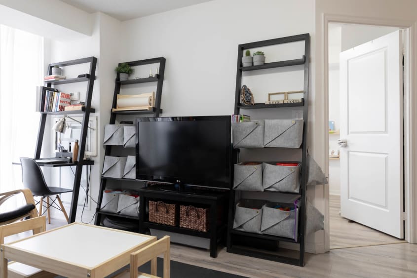 Organizing and Storage Ideas in a Toronto Condo Tour | Apartment Therapy