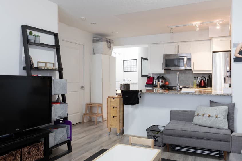 Organizing and Storage Ideas in a Toronto Condo Tour | Apartment Therapy