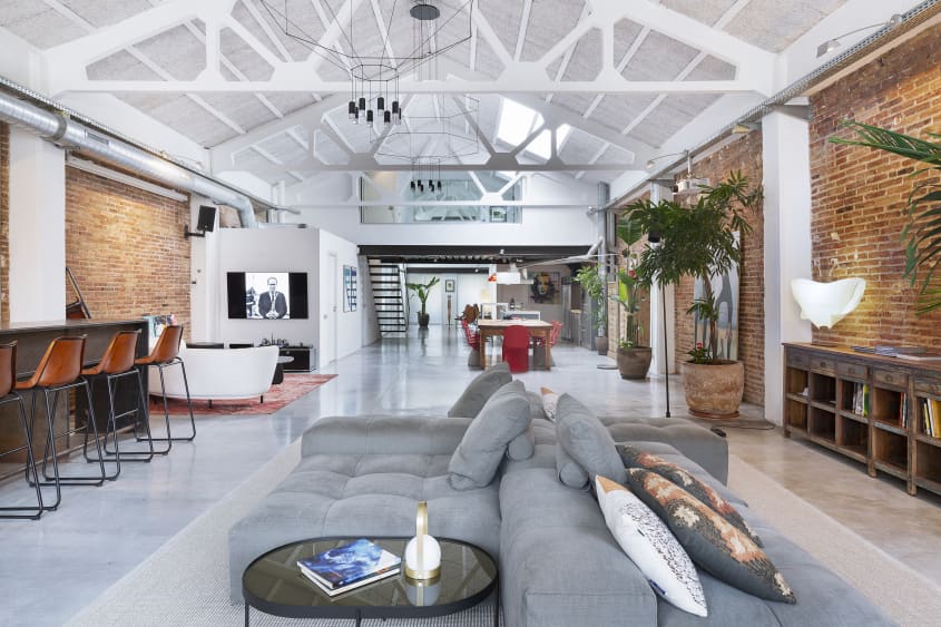 Warm Industrial Modern Spanish Loft Tour | Apartment Therapy
