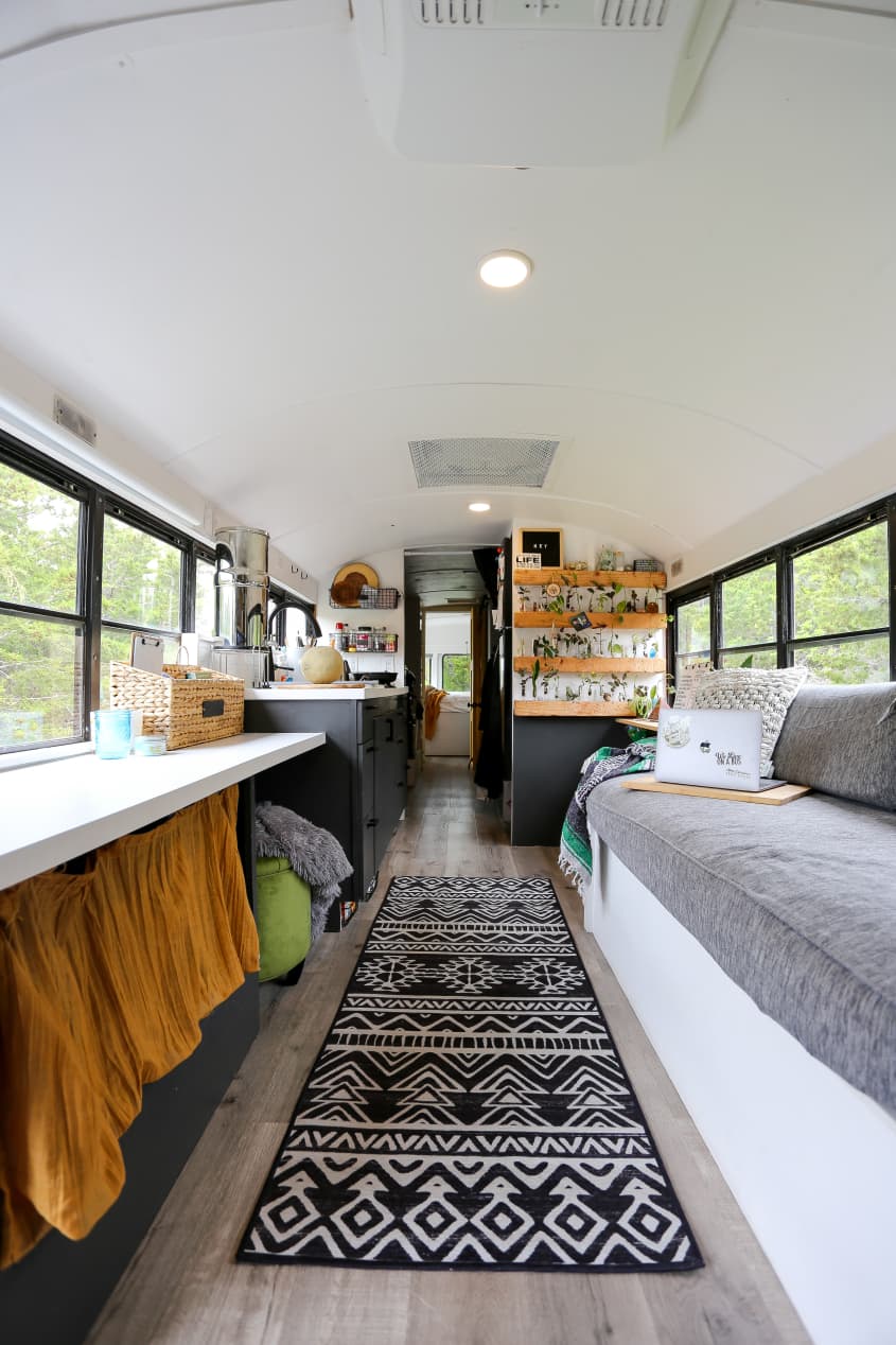 Converted School Bus Home on Wheels Photos | Apartment Therapy
