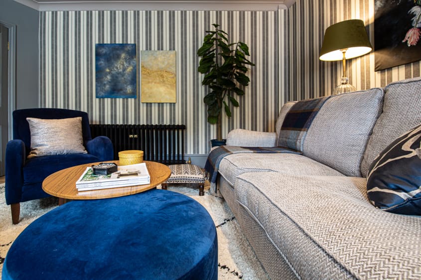 Beautiful Blue UK Home Tour Photos | Apartment Therapy