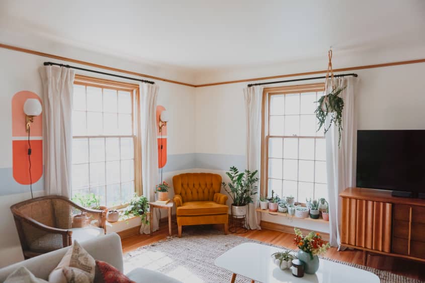 DIY Painted Color Shape Inspiration House Tour | Apartment Therapy