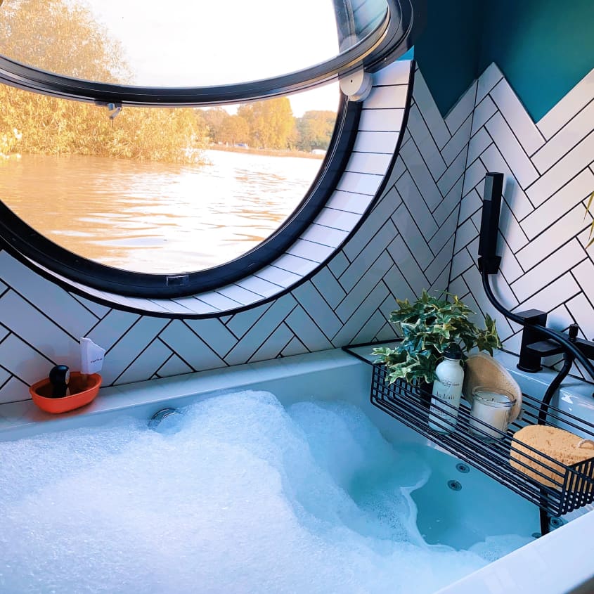 Converted Dutch Barge Houseboat Tour Photos | Apartment Therapy