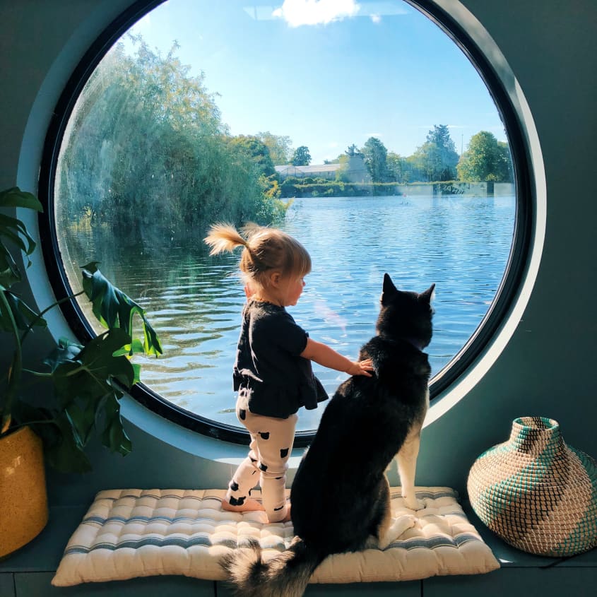 Converted Dutch Barge Houseboat Tour Photos | Apartment Therapy