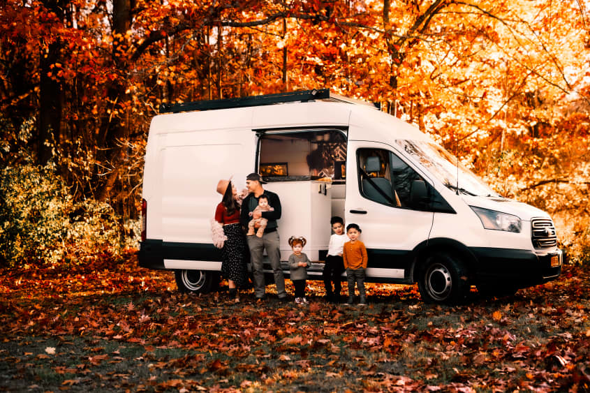 60-Square-Foot Converted Van Home for Family of 6 | Apartment Therapy