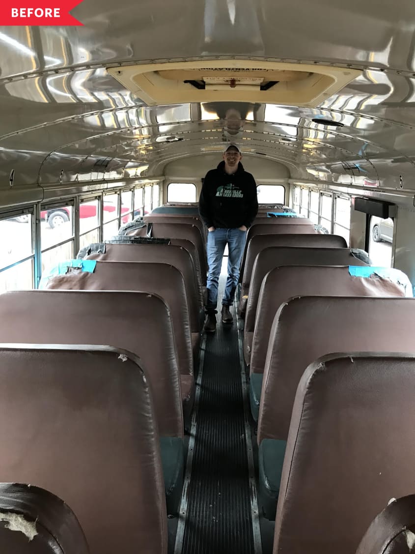 220-Square-Foot Skoolie Transformation | Apartment Therapy