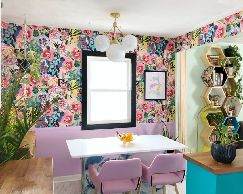 DIY Dining Nook, Colorful Murals, and Dreamy Patio in Omaha House ...