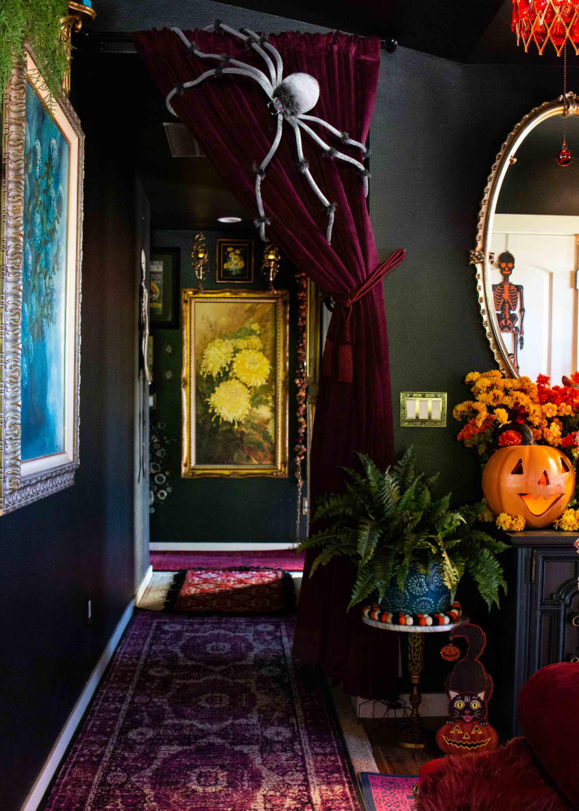 'The Moonlit Manor' Gothic Halloween House Tour Photos | Apartment Therapy