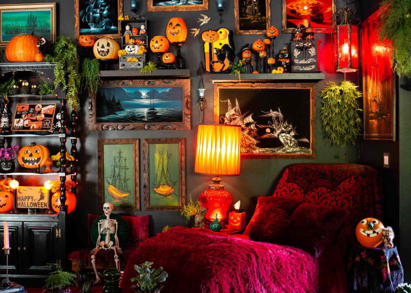 'The Moonlit Manor' Gothic Halloween House Tour Photos | Apartment Therapy