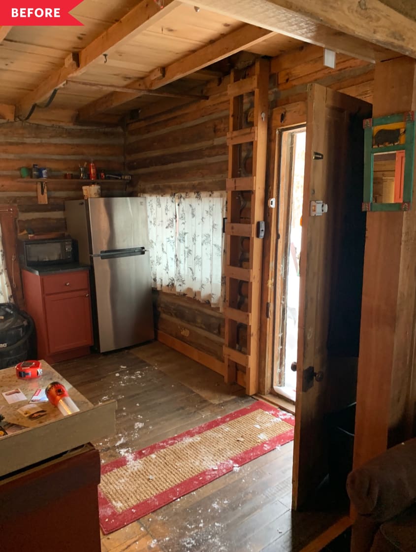 Old Cabin Makeover - Kitchen Inspiration, Before and After Photos | The ...