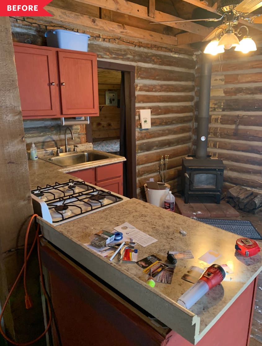 Old Cabin Makeover - Kitchen Inspiration, Before and After Photos | The ...