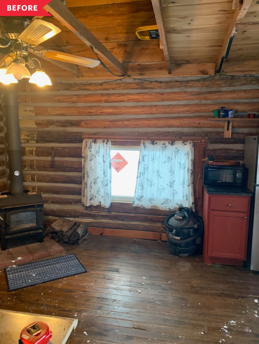 Old Cabin Makeover - Kitchen Inspiration, Before and After Photos | The ...
