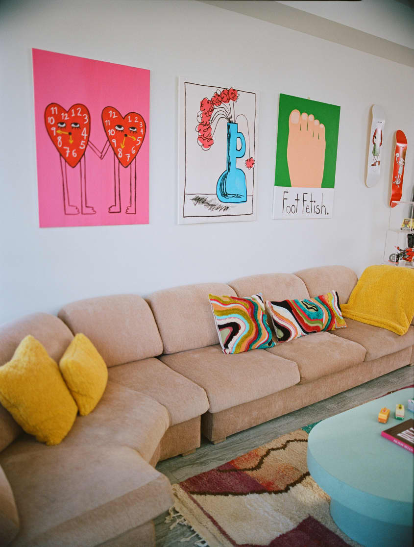 Dani Klaric Miami Colorful Retro House Tour Photos | Apartment Therapy