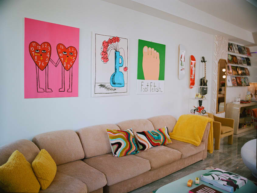 Dani Klaric Miami Colorful Retro House Tour Photos | Apartment Therapy