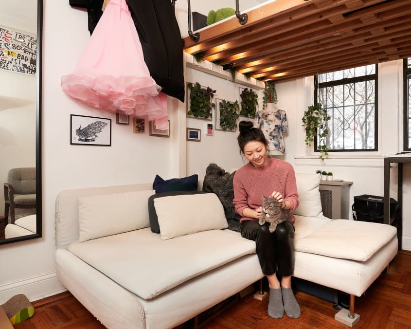 330-Square-Foot DIY Organized Apartment Tour Photos | Apartment Therapy