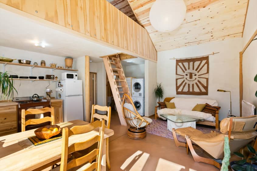 Pink Passive Solar Straw Bale ADU Tour Photos | Apartment Therapy