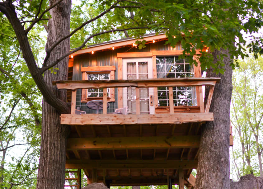 Hand Built Tree House | Apartment Therapy