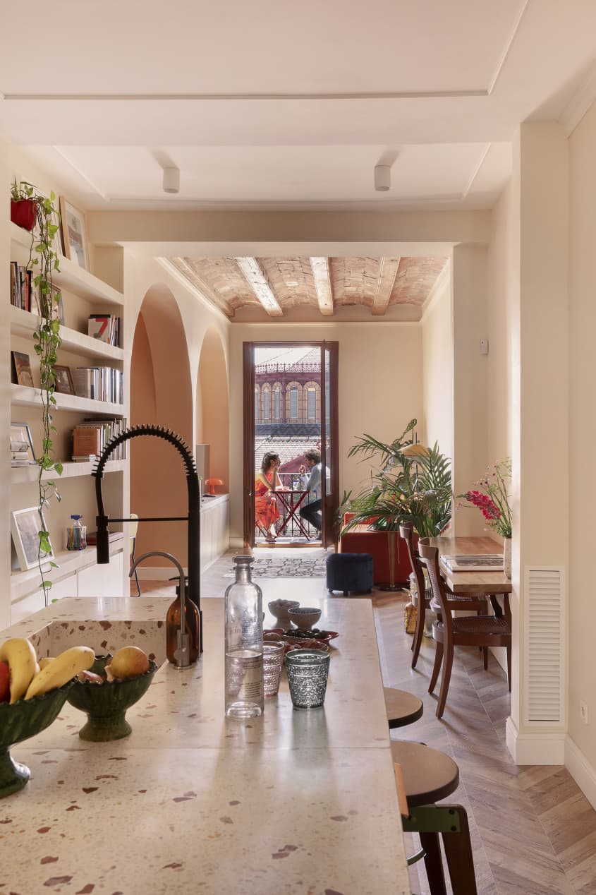 Bold Barcelona Apartment with an Archway in Every Room | Apartment Therapy