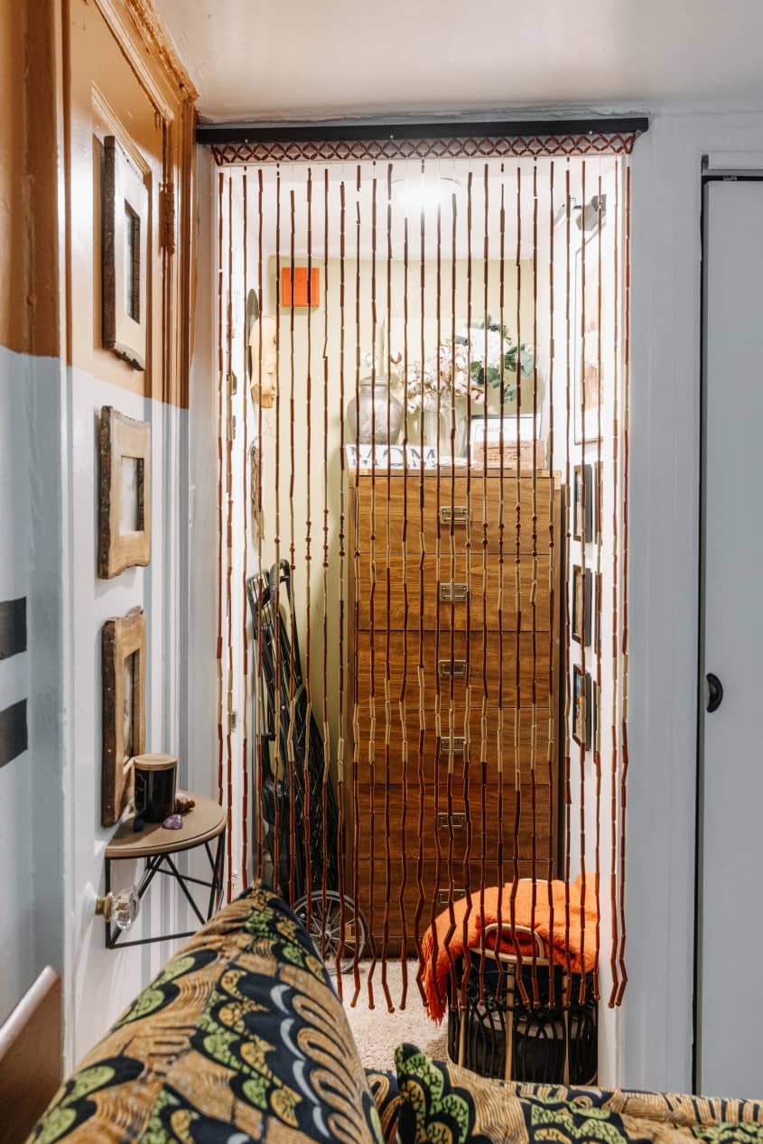 190-Square-Foot Afrohemian Studio Apartment Tour Photos | Apartment Therapy