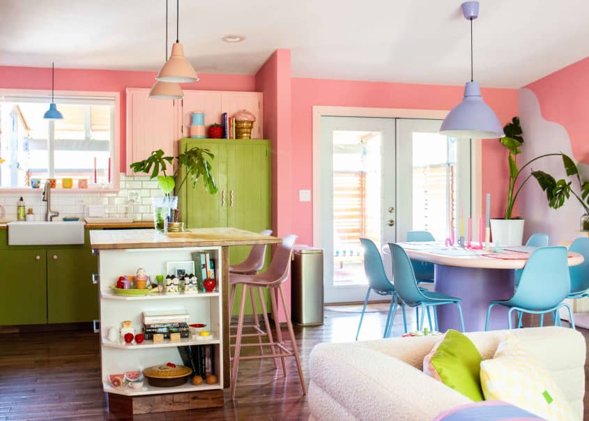 Courtney Ahn Design Pastel Maximalist Portland House | Apartment Therapy