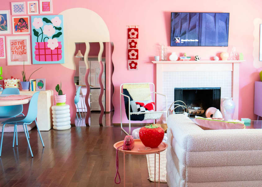 Courtney Ahn Design Pastel Maximalist Portland House | Apartment Therapy