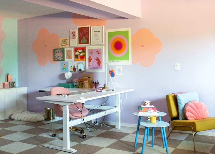 Courtney Ahn Design Pastel Maximalist Portland House | Apartment Therapy