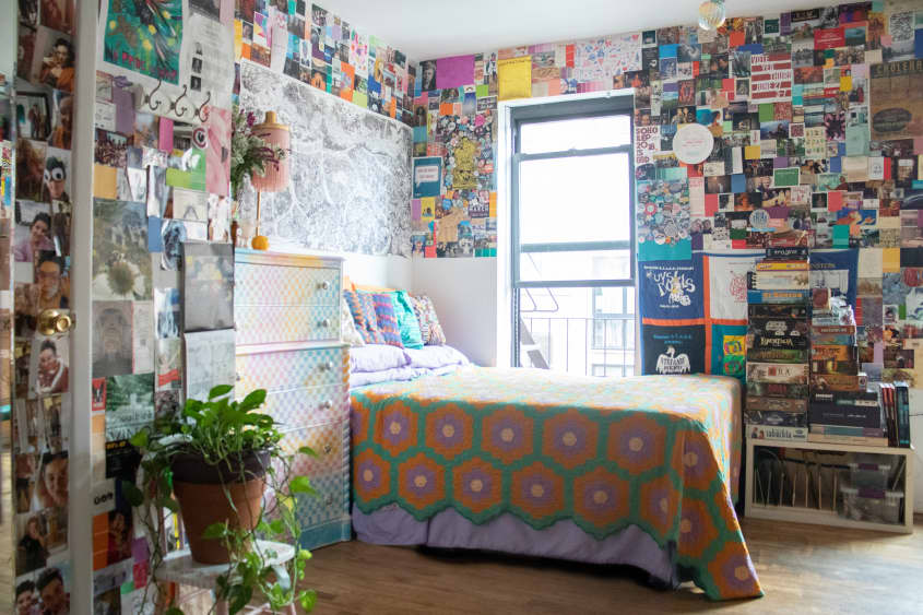 249-Square-Foot NYC Studio With Collage Walls | Apartment Therapy
