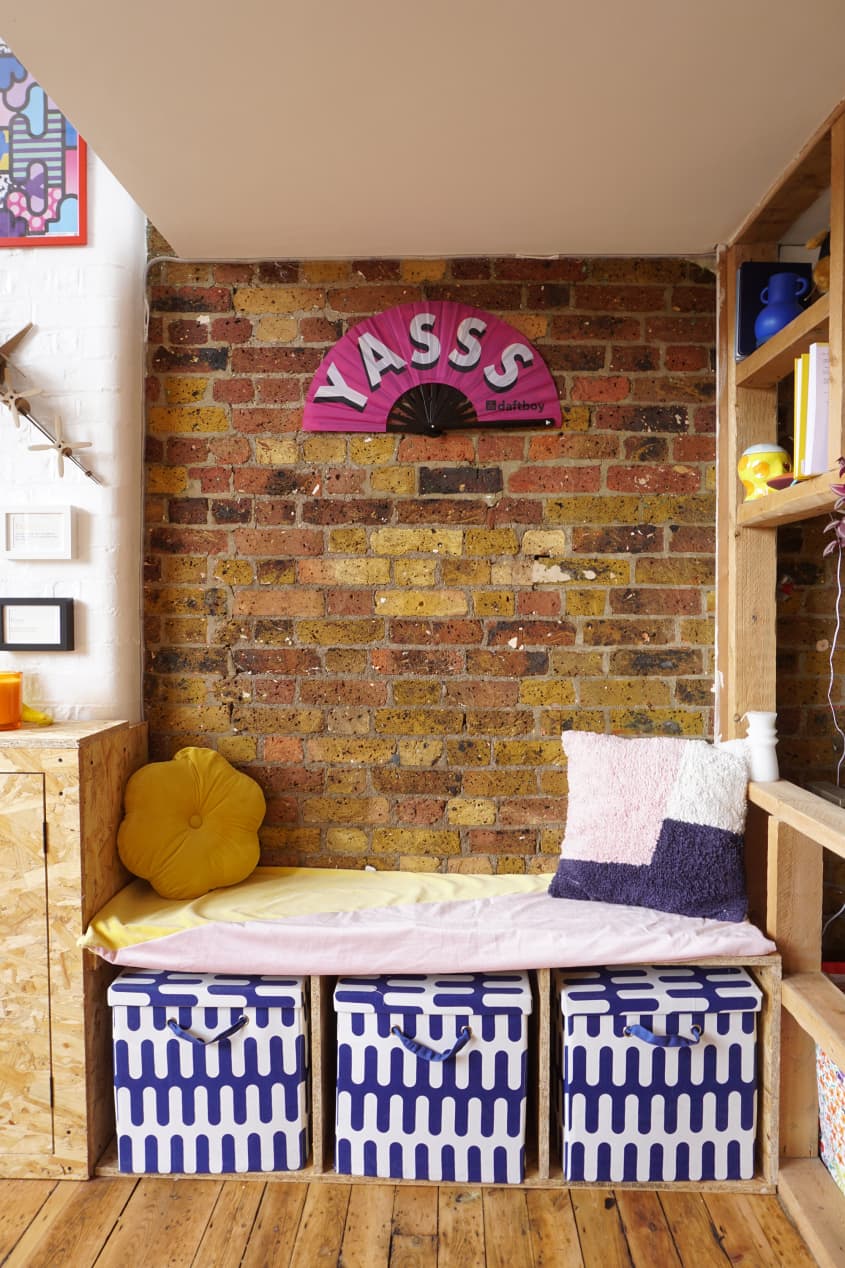 Before and After: A Poorly Laid Out Apartment's Colorful and Clever ...